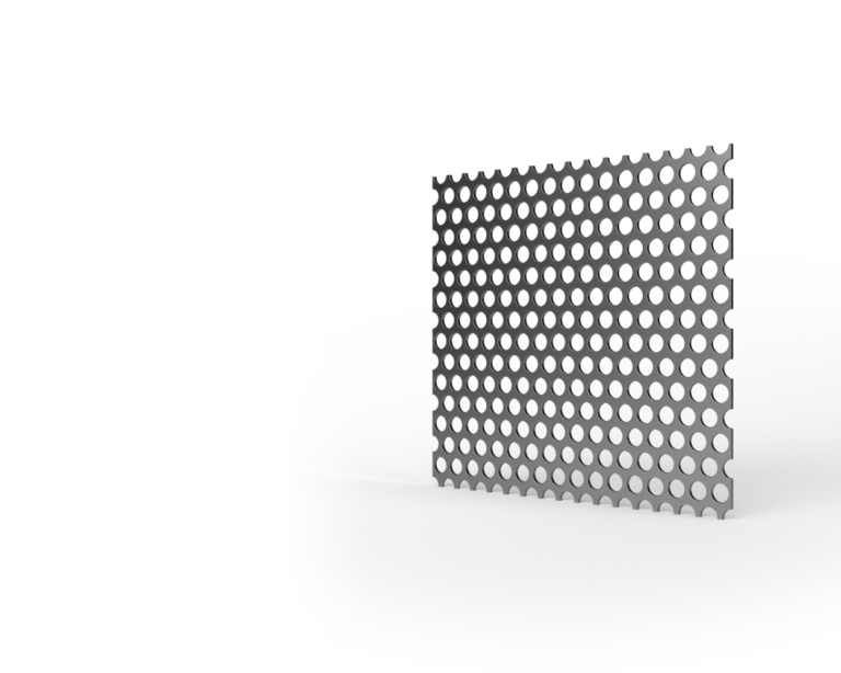 Perforated metal pavilion