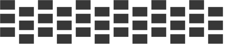 Rectangular all across perforated metal patterns