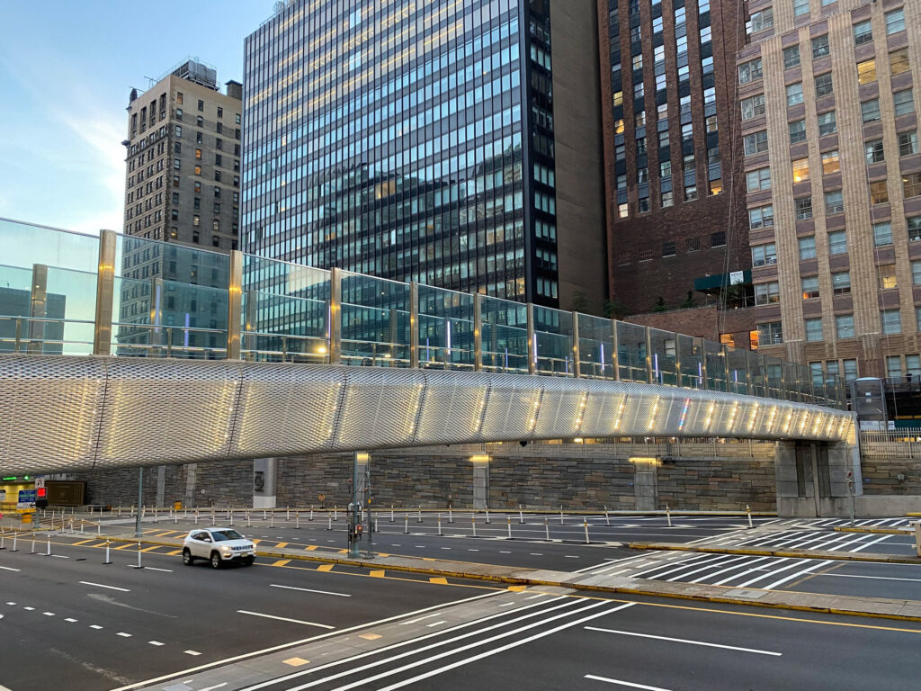 NYC Expanded Mesh Bridge Facade