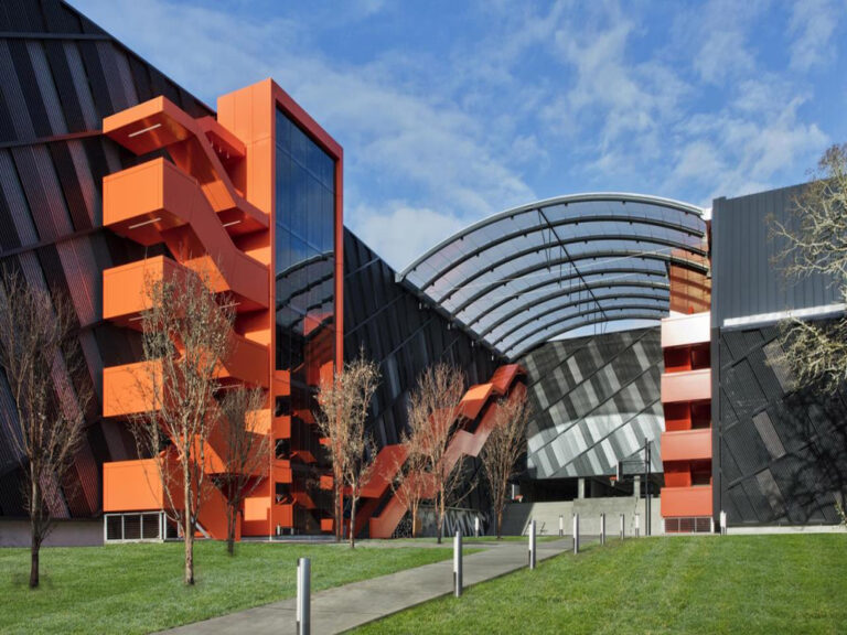 Corporate Campus Perforated Façade and Parking Garage Screen