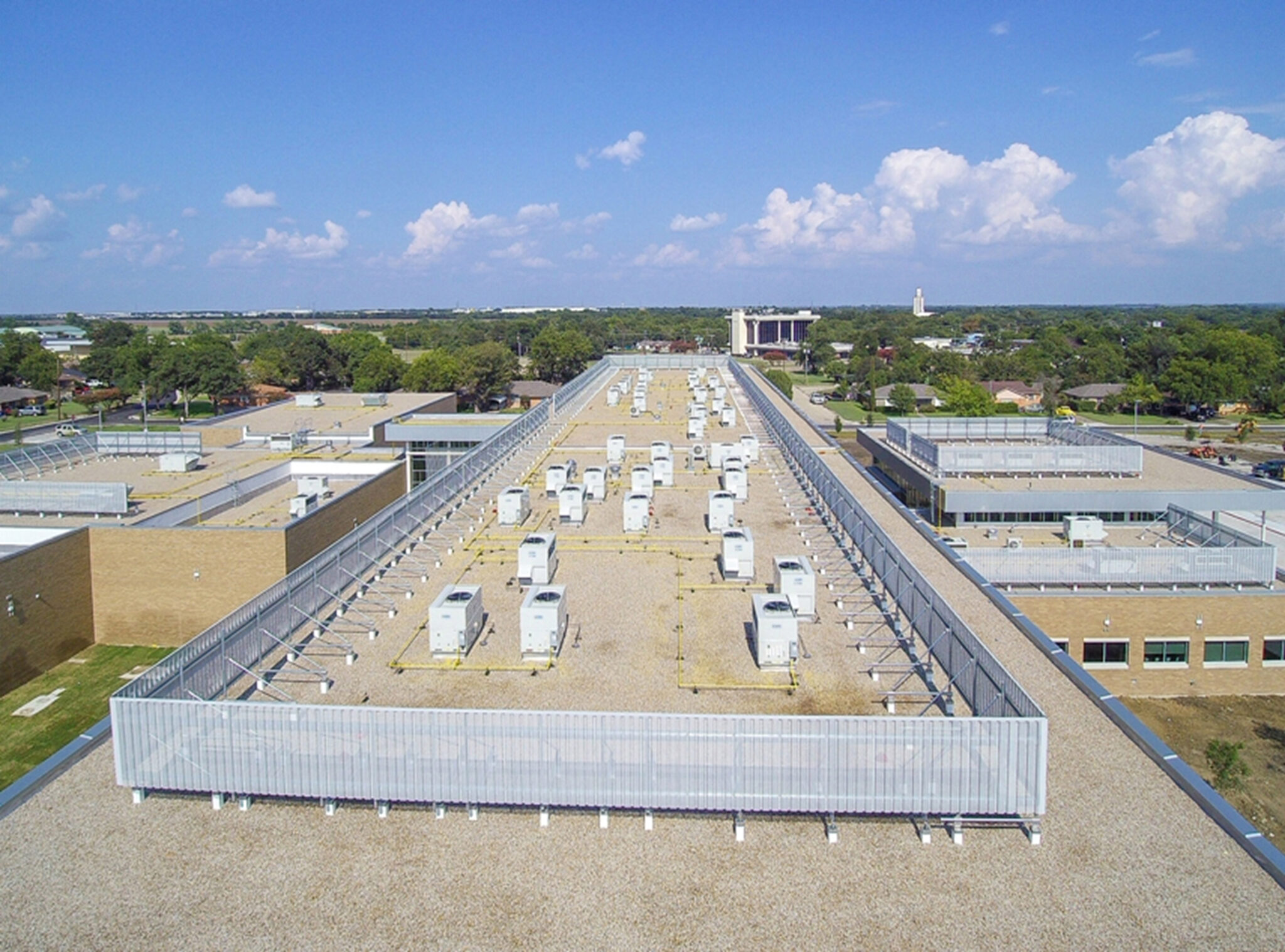 Rooftop Perforated Metal Screen