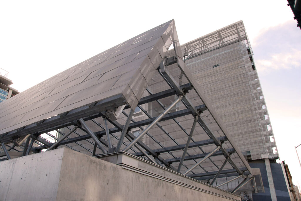 Perforated Metal Double Skin Facade for Resilient Building Design