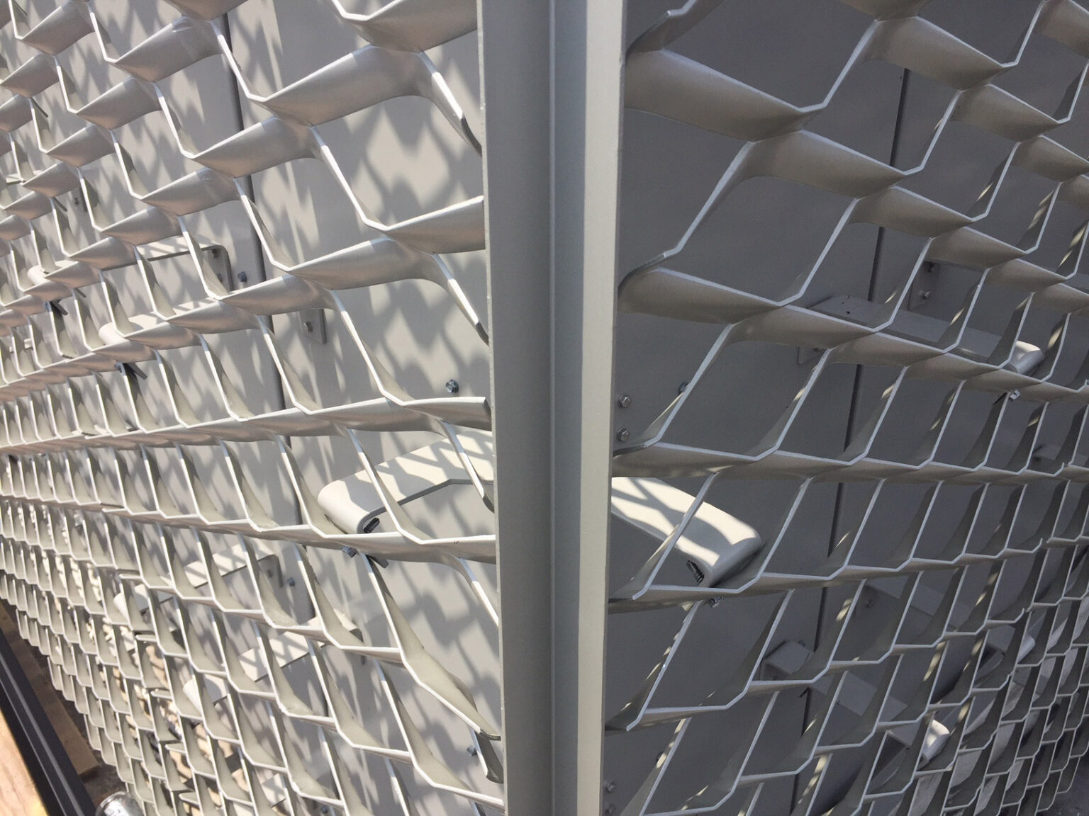 626 First Ave. Expanded Mesh Rooftop Equipment Screen