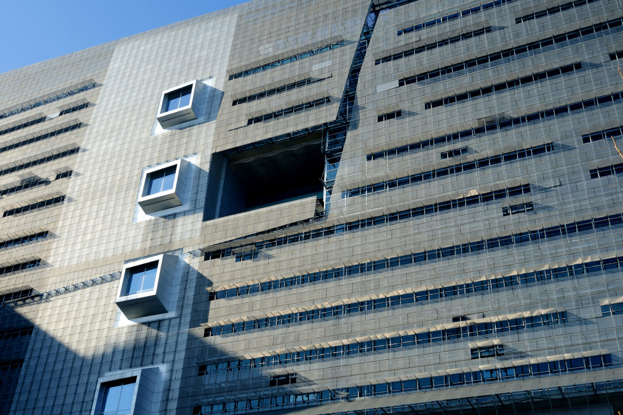 Perforated Metal Double Skin Facade for Resilient Building Design