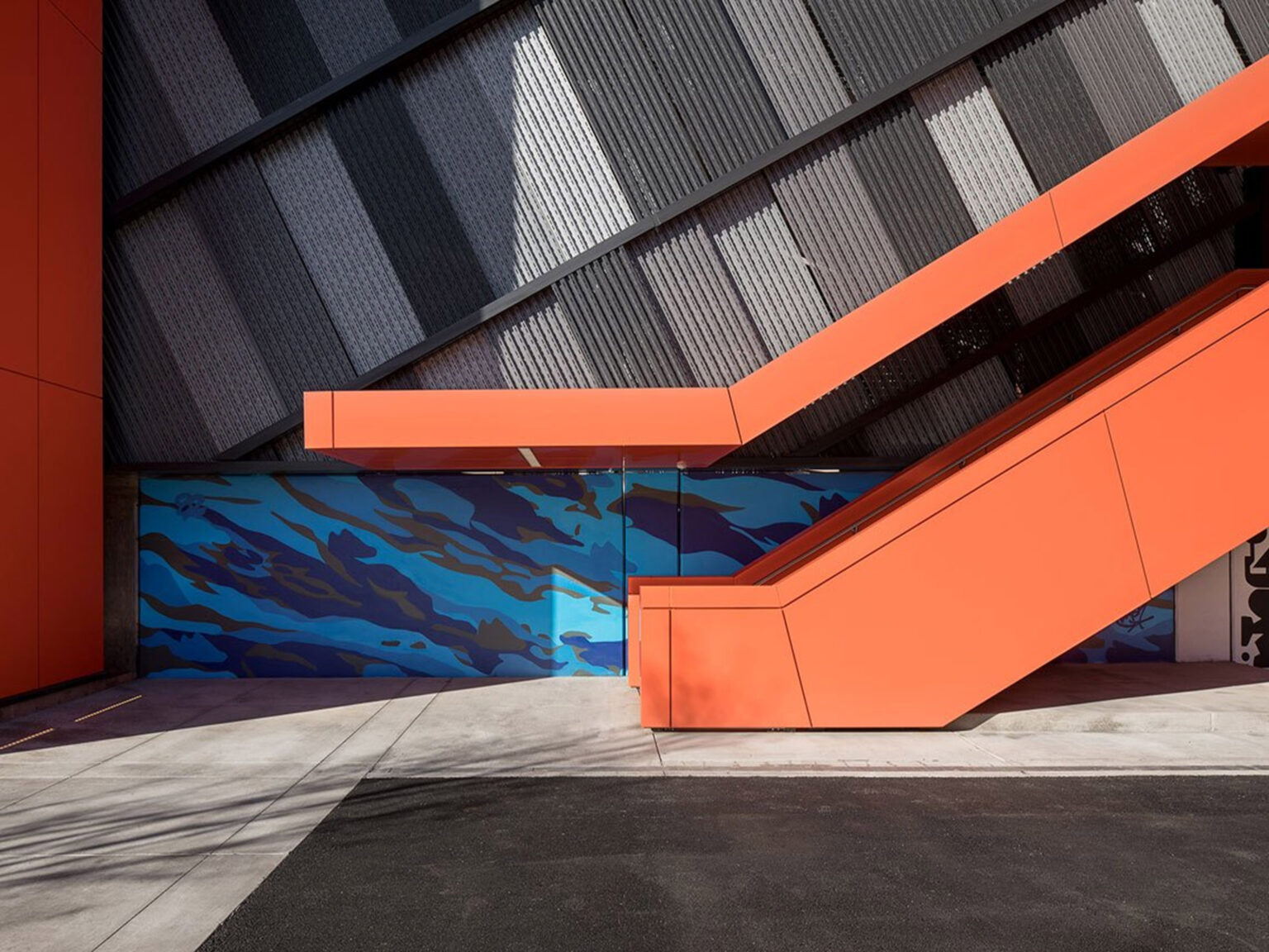 Corporate Campus Perforated Façade and Parking Garage Screen