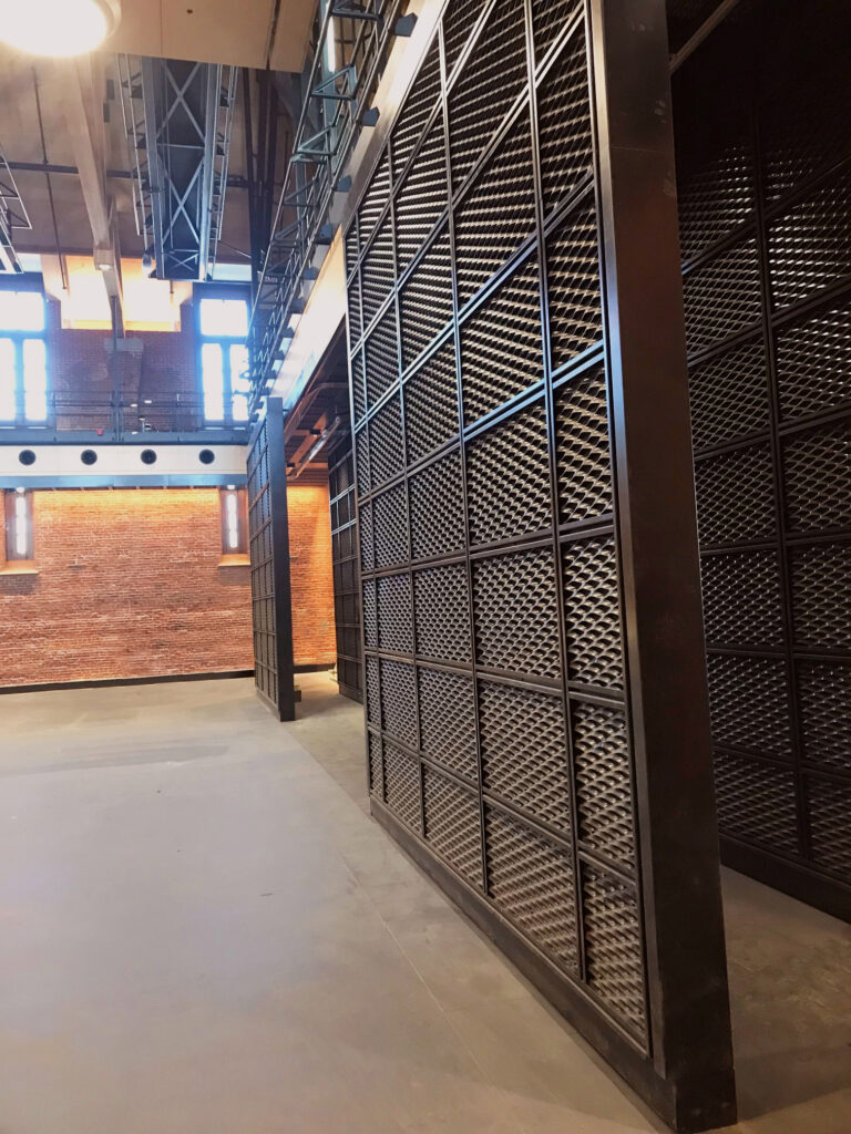 Framed Expanded Mesh Panels in Historical Refurbishment