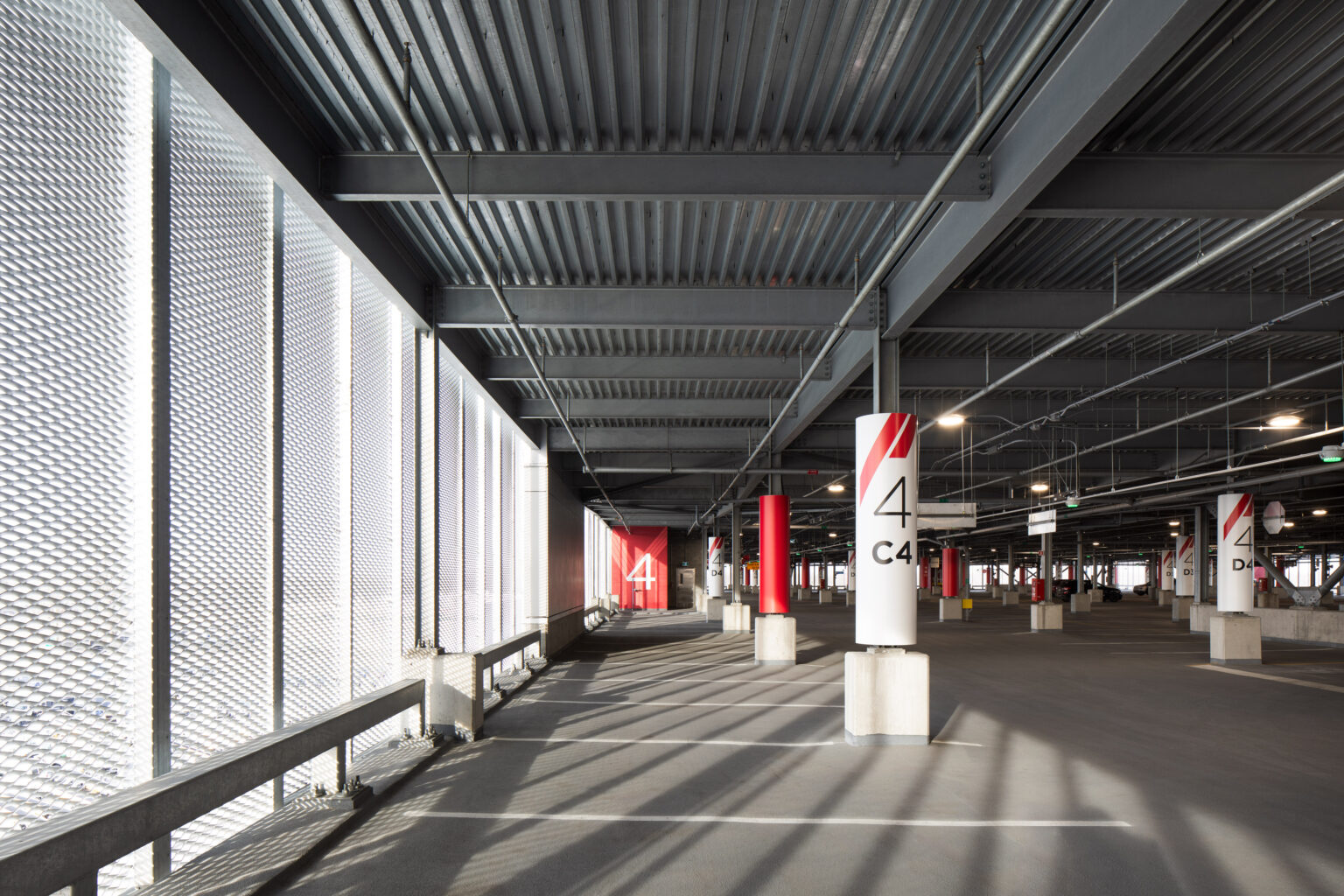 Montreal Airport Parking Deck Cladding