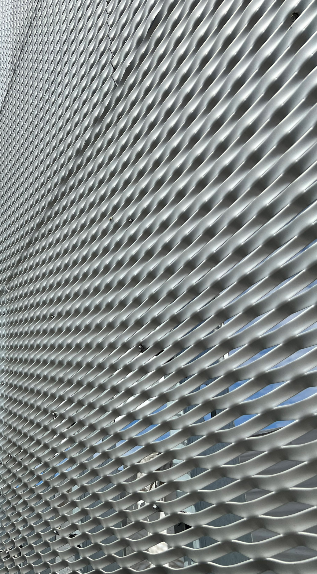 Expanded Mesh Facade Sunshade