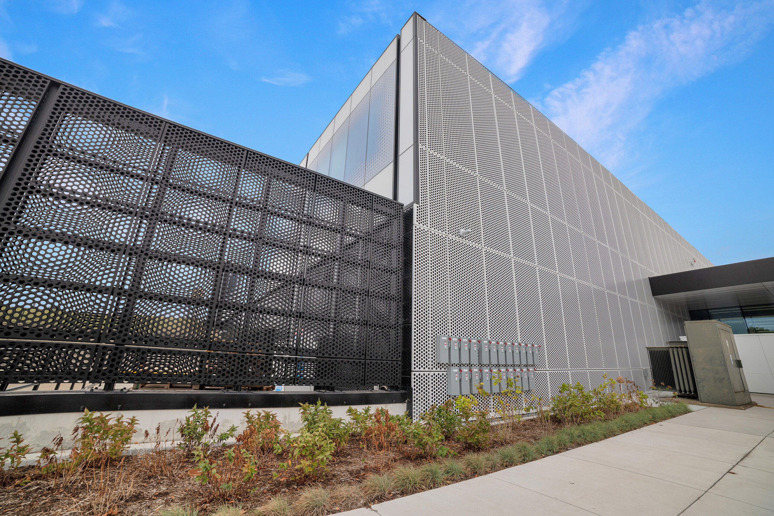 Illinois EPA Perforated Metal Facade and Loading Dock Screen