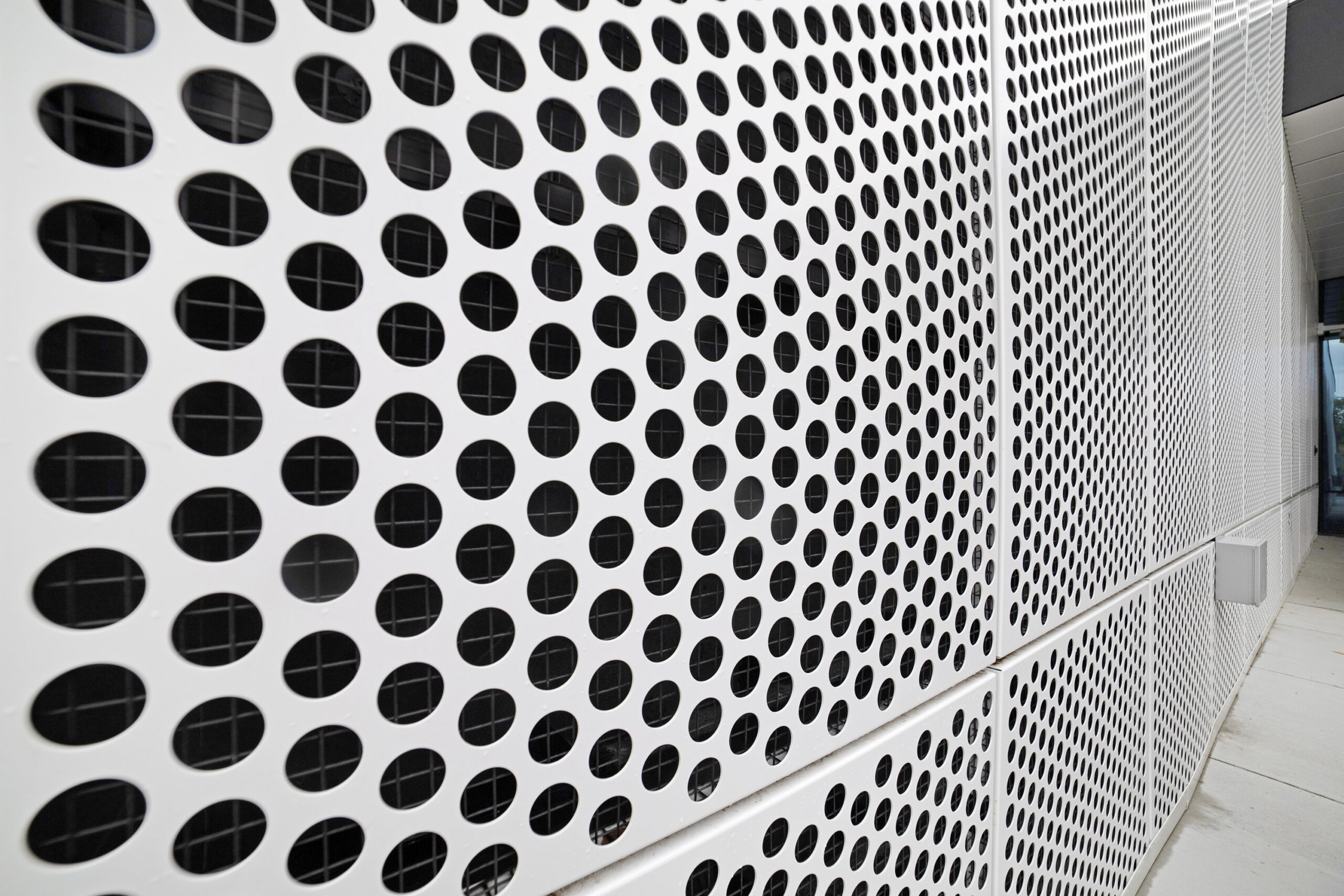 Illinois EPA Perforated Metal Facade and Loading Dock Screen