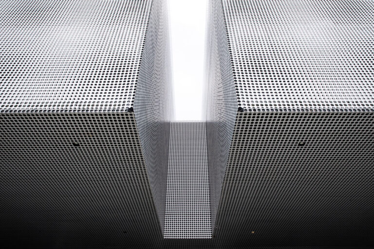Double Layered Perforated Metal Museum Façade