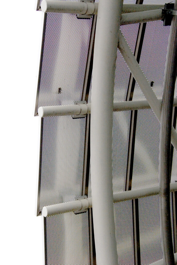 Train Station Perforated Metal Screens, Cladding, and Infill Panels