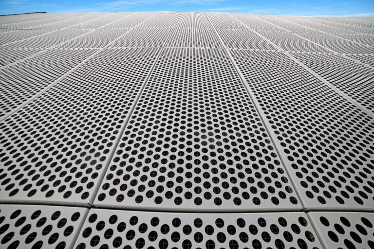 Illinois EPA Perforated Metal Facade and Loading Dock Screen