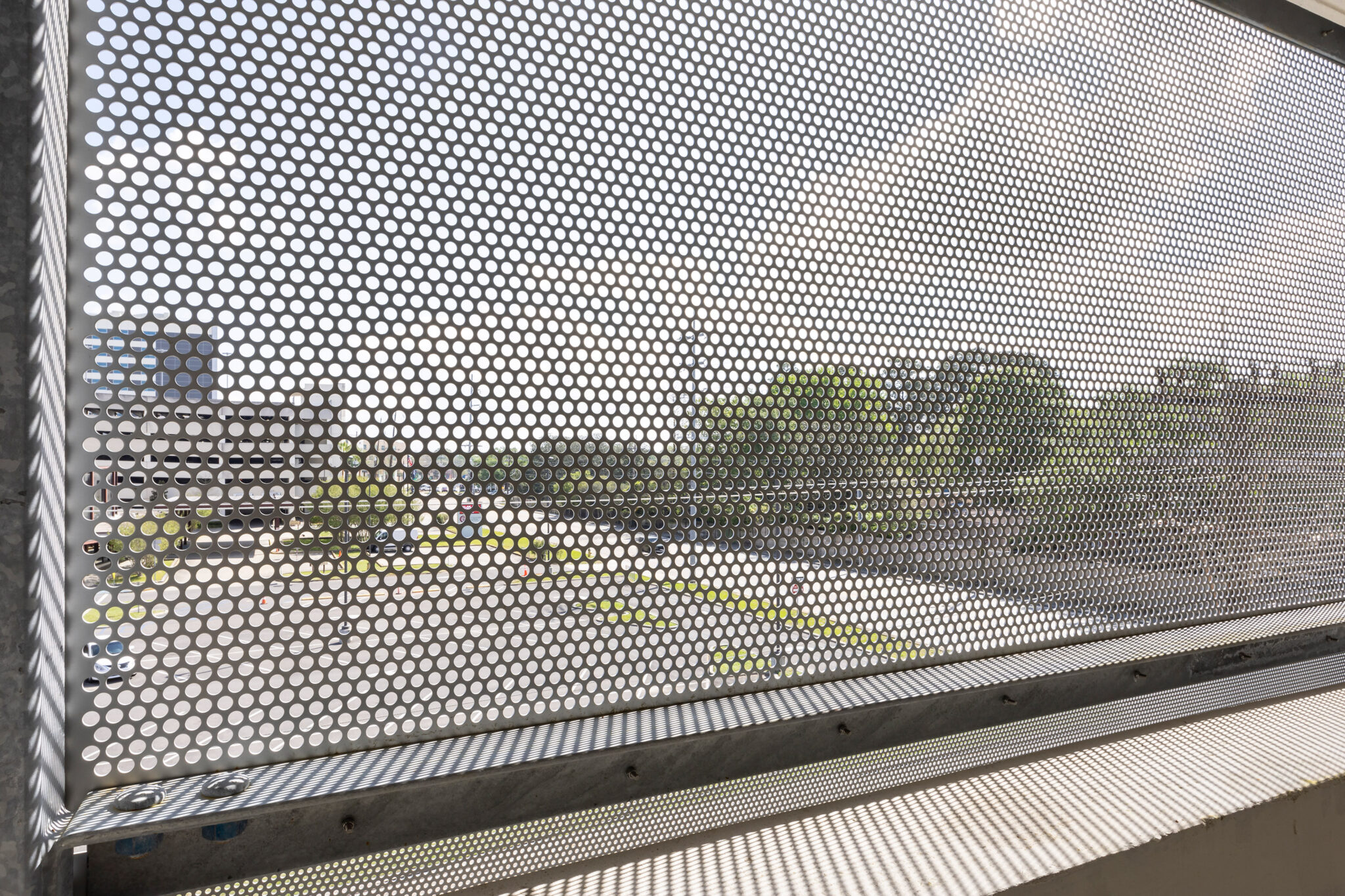 Parking Garage Perforated Metal Panels