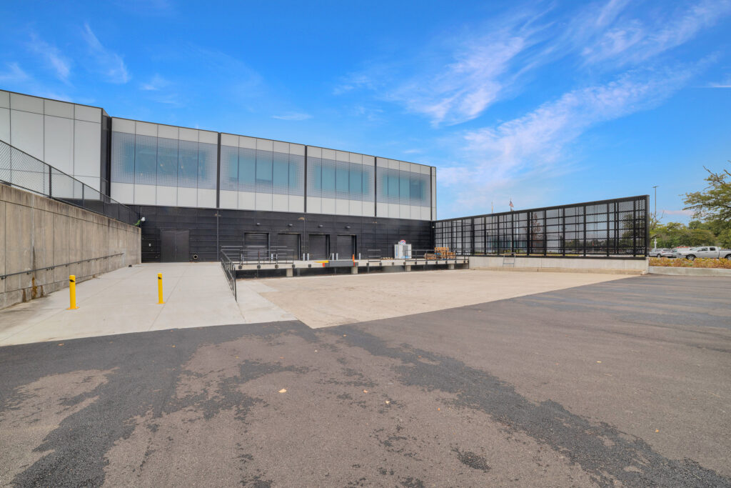 Illinois EPA Perforated Metal Facade and Loading Dock Screen